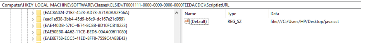 Malware Entries on .SCT files in windows - Security Investigation