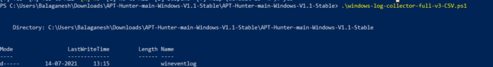 APT-Hunter - Threat Hunting Tool For Windows Event Logs