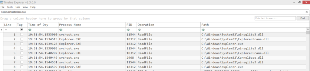 Timeline Explorer – Tool For Incident Responders and Malware Analyst ...