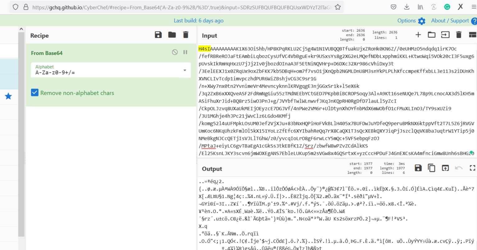 Cooking Malicious Powershell Obfuscated Commands with CyberChef - Security Investigation