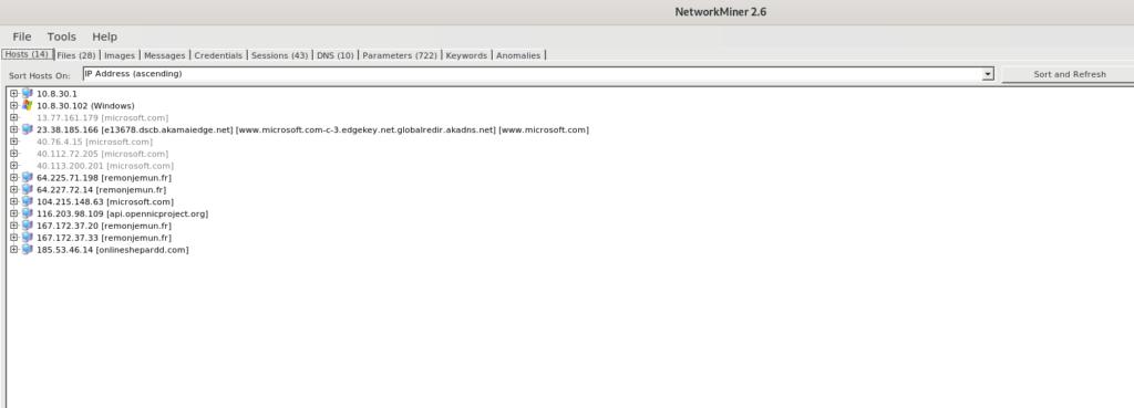 NetworkMiner Tool – Dynamic Malware Analysis with Minimum Dwell Time ...