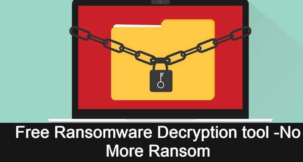 Free Ransomware Decryption tool -No More Ransom - Security Investigation