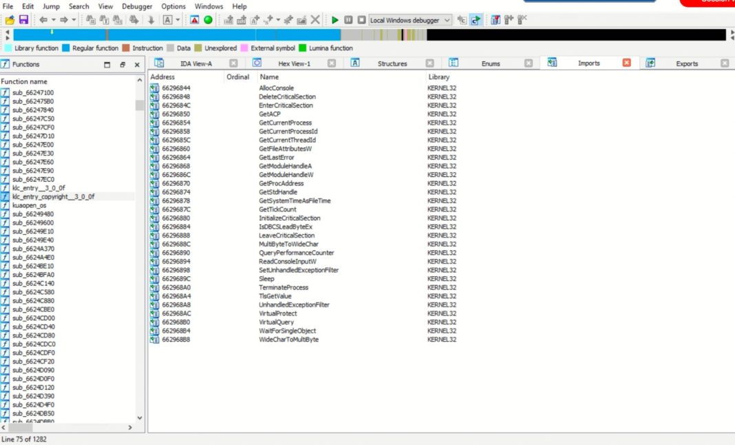 The Interactive Disassembler – IDA Pro - Security Investigation