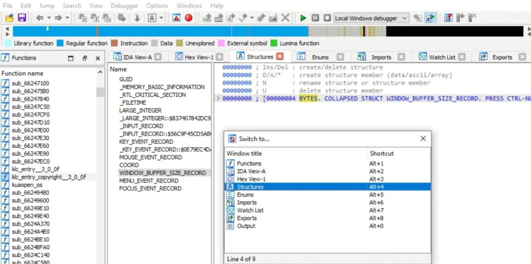 The Interactive Disassembler – IDA Pro - Security Investigation