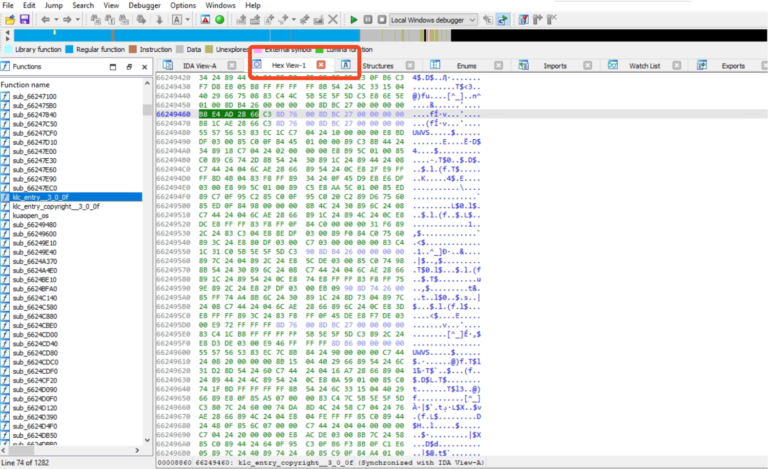 The Interactive Disassembler – IDA Pro - Security Investigation